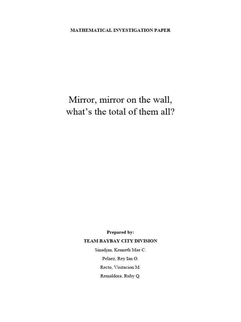 Mathematical-Investigation | PDF | Numbers | Prime Number