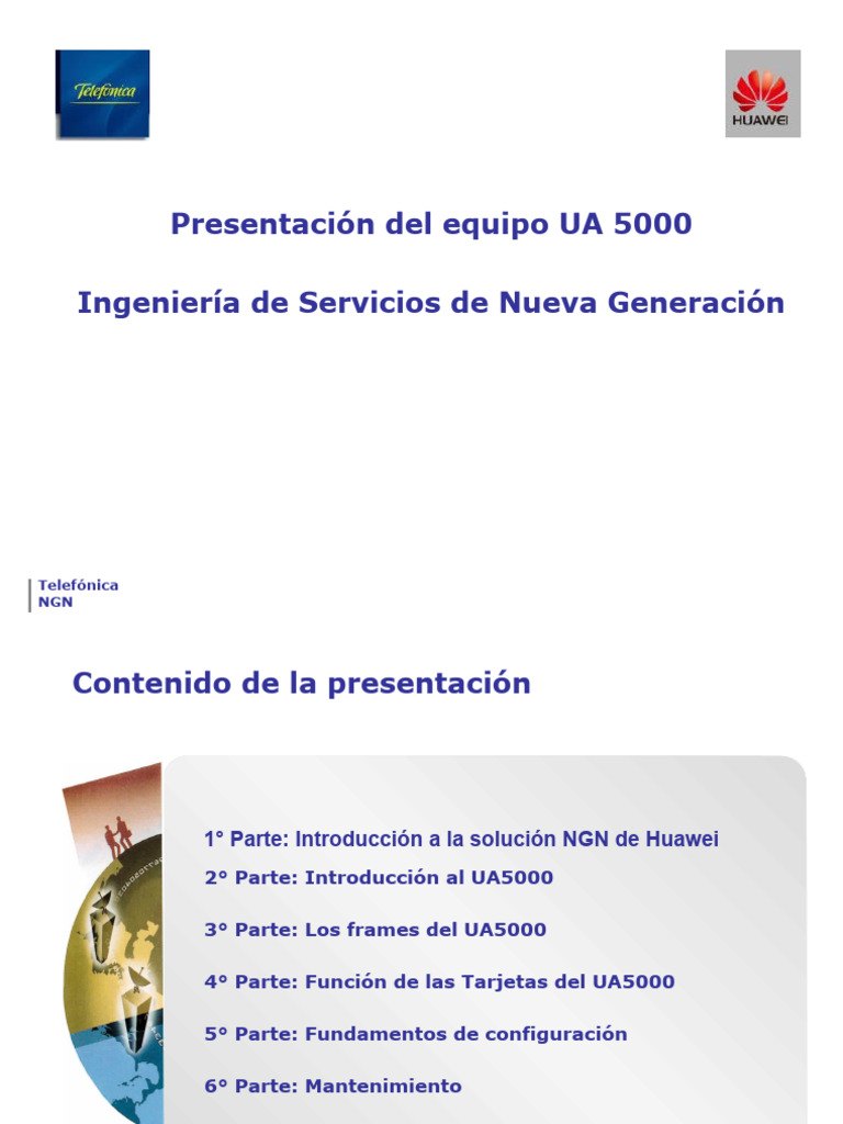 Presentación UA5000 V100R17 - Abril 2013 | PDF | Línea de abonado ...