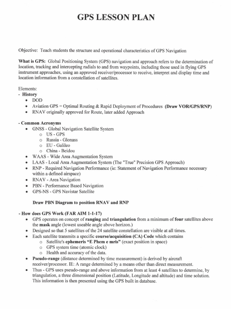 GPS-Lesson-Plan | PDF
