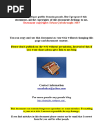 6 Piece Wooden Burr Puzzle Guide | PDF | Nature