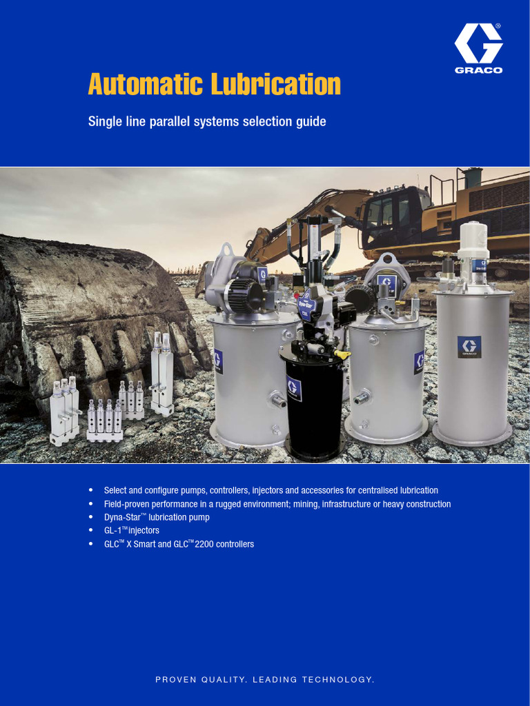 Brochure Lubricacion Graco | PDF | Mechanical Engineering