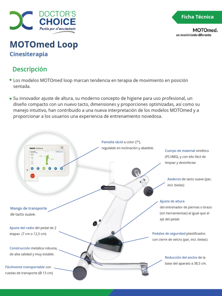 Motomed Loop Min | PDF