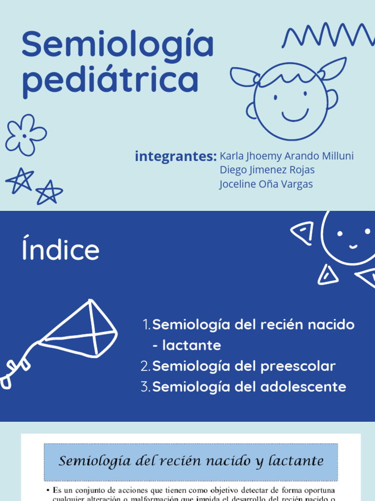Semiologia Pediatrica | PDF | Examen físico | Diente