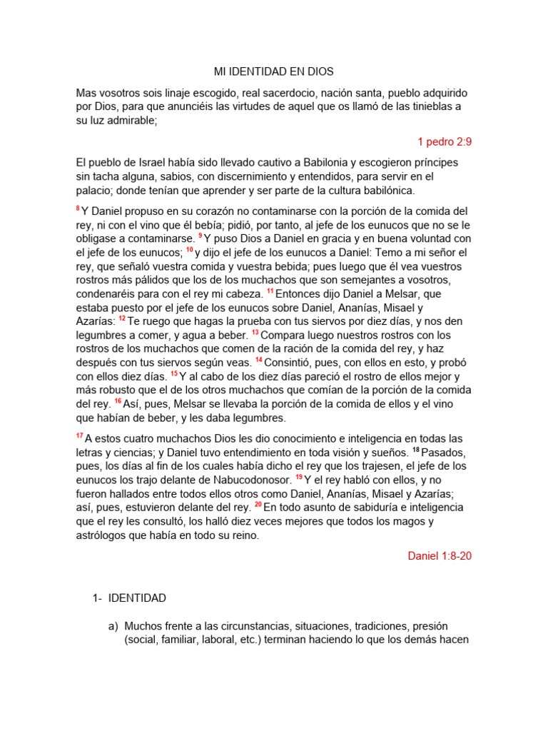 Firmeza en la Fe y Respaldo Divino | PDF | Daniel (figura bíblica)