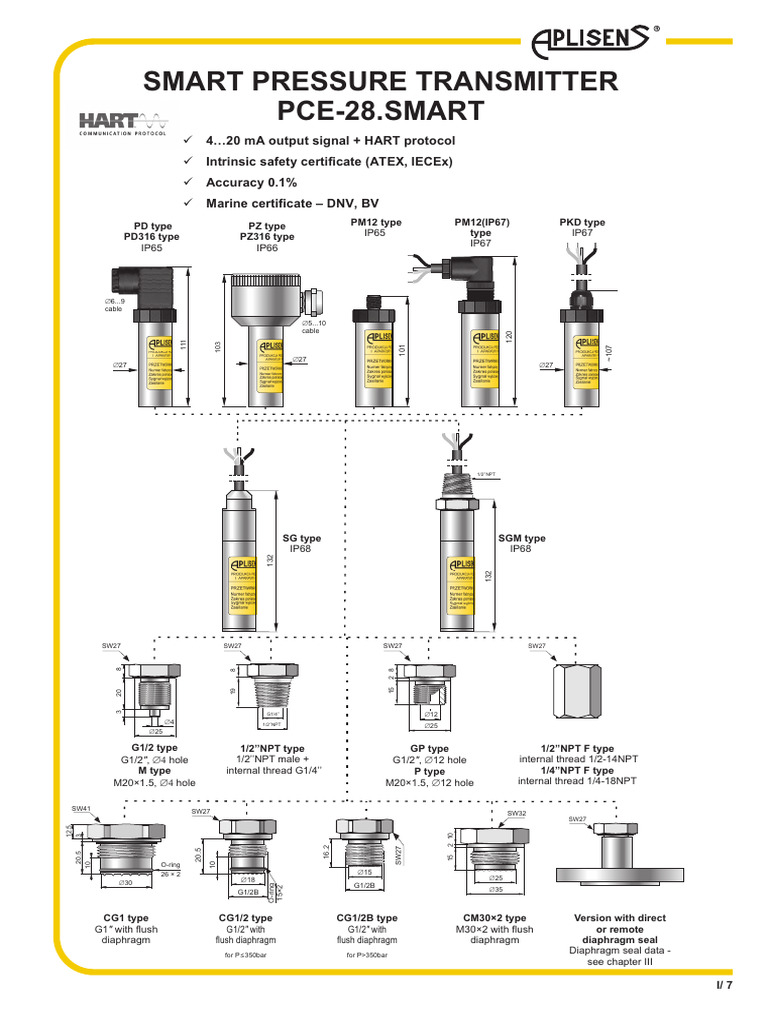 PC-28Smart | PDF | Pressure Measurement | Pressure