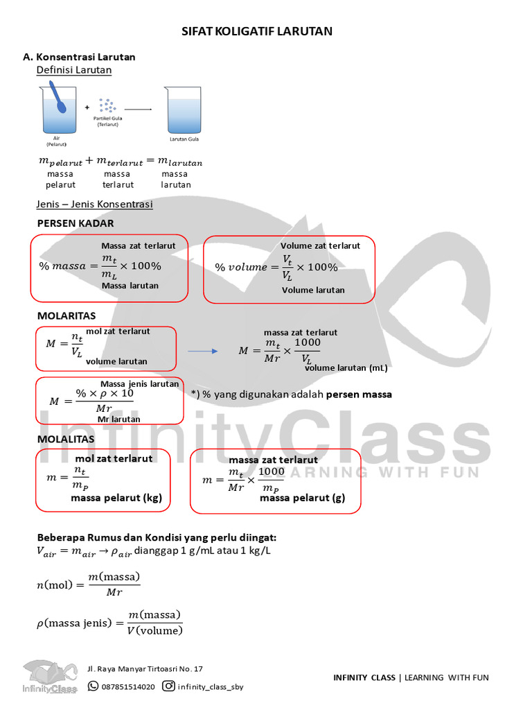 (R) Sifat Koligatif Larutan | PDF