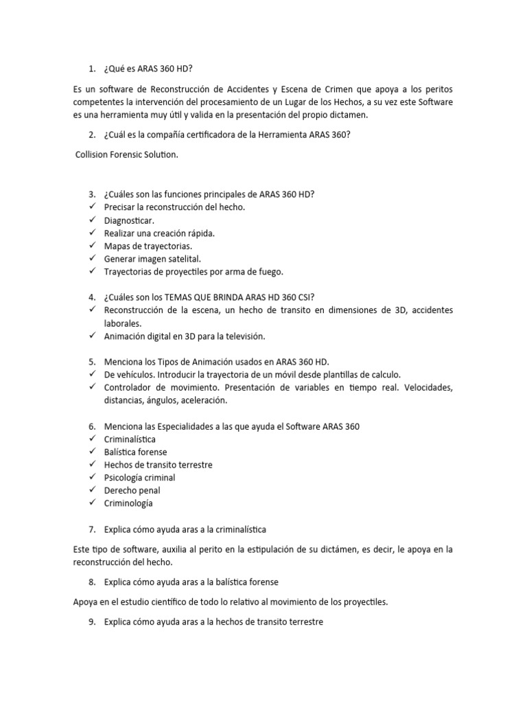 Método Cronos en Criminalística ARAS 360 | PDF | Criminología | Informática