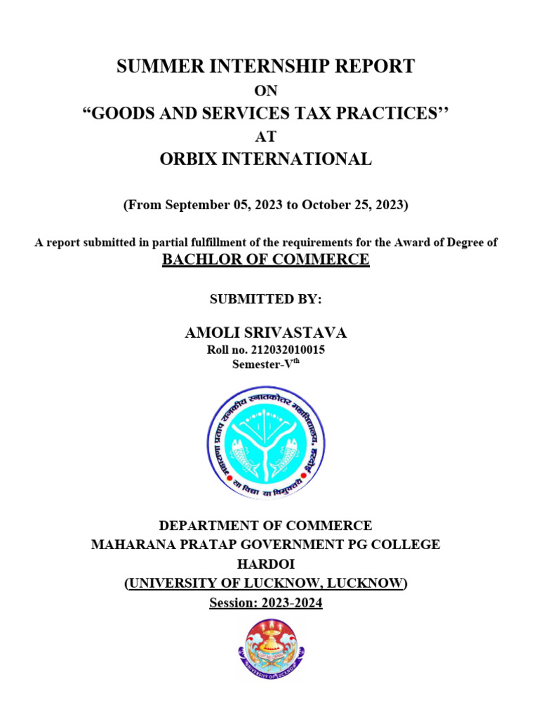 23 Internship | PDF | Value Added Tax | Taxes