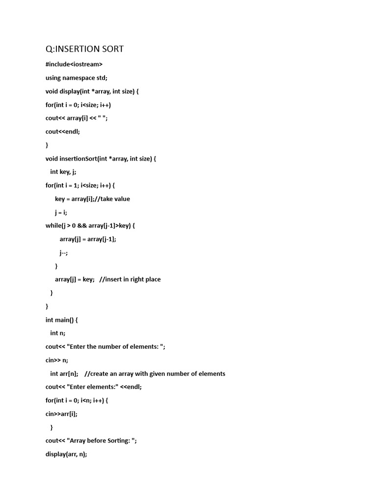 SORTING | PDF | Theoretical Computer Science | Computer Programming
