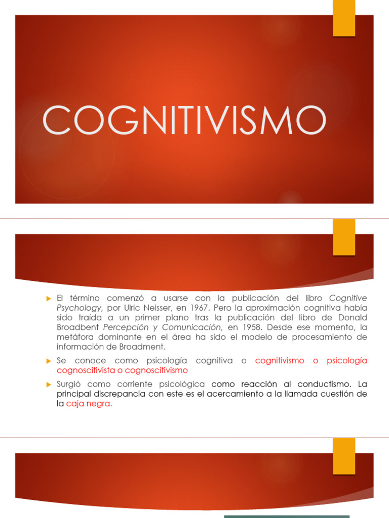 Cognitivismo.Teoria de procesamiento de la información, Vigotsky ...