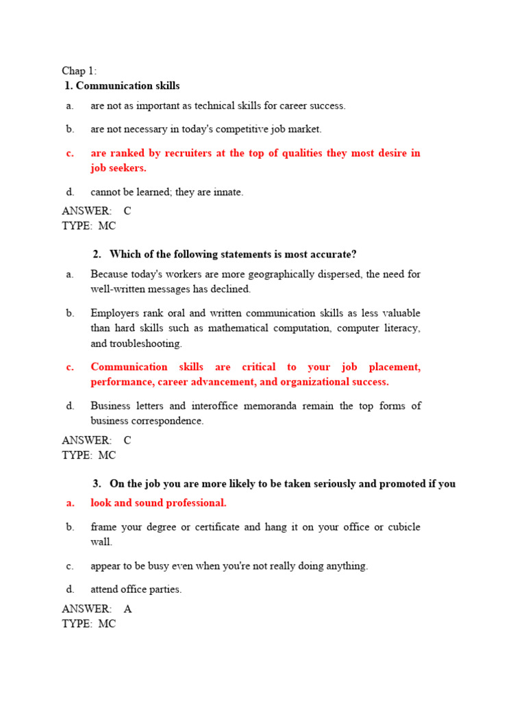 Essential Business Communication | PDF | Nonverbal Communication ...