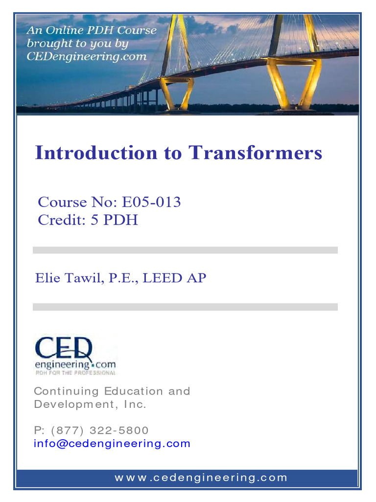 E05-013 - Introduction to Transformers - US | PDF | Transformer | Inductor