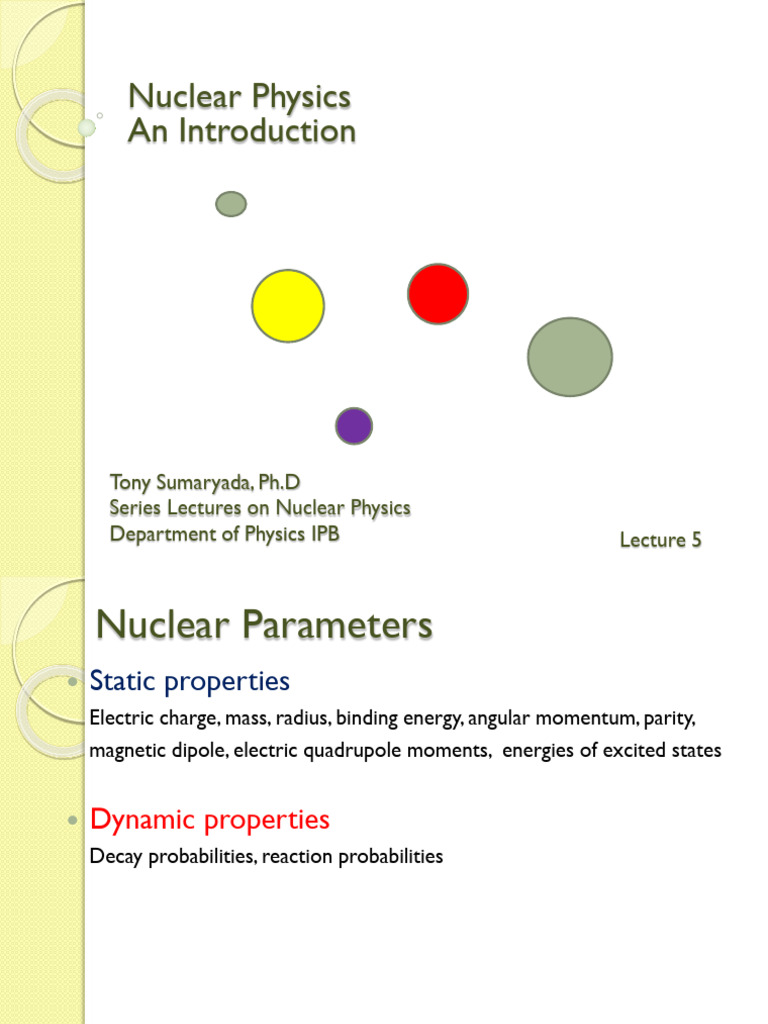 Introduction to Nuclear Physics Concepts | PDF | Nuclear Force | Atomic ...