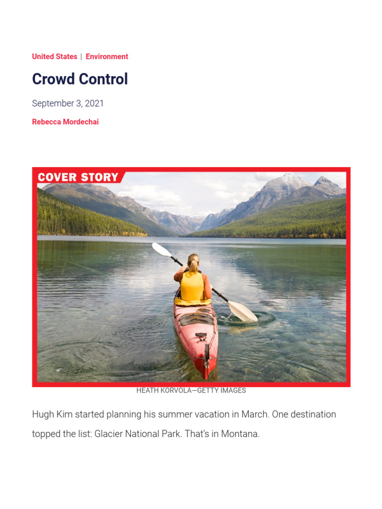 TIME For Kids - Crowd Control | PDF