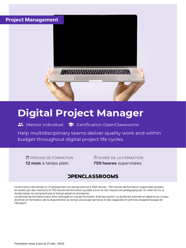 Digital Project Manager Training Program | PDF | Agile Software ...