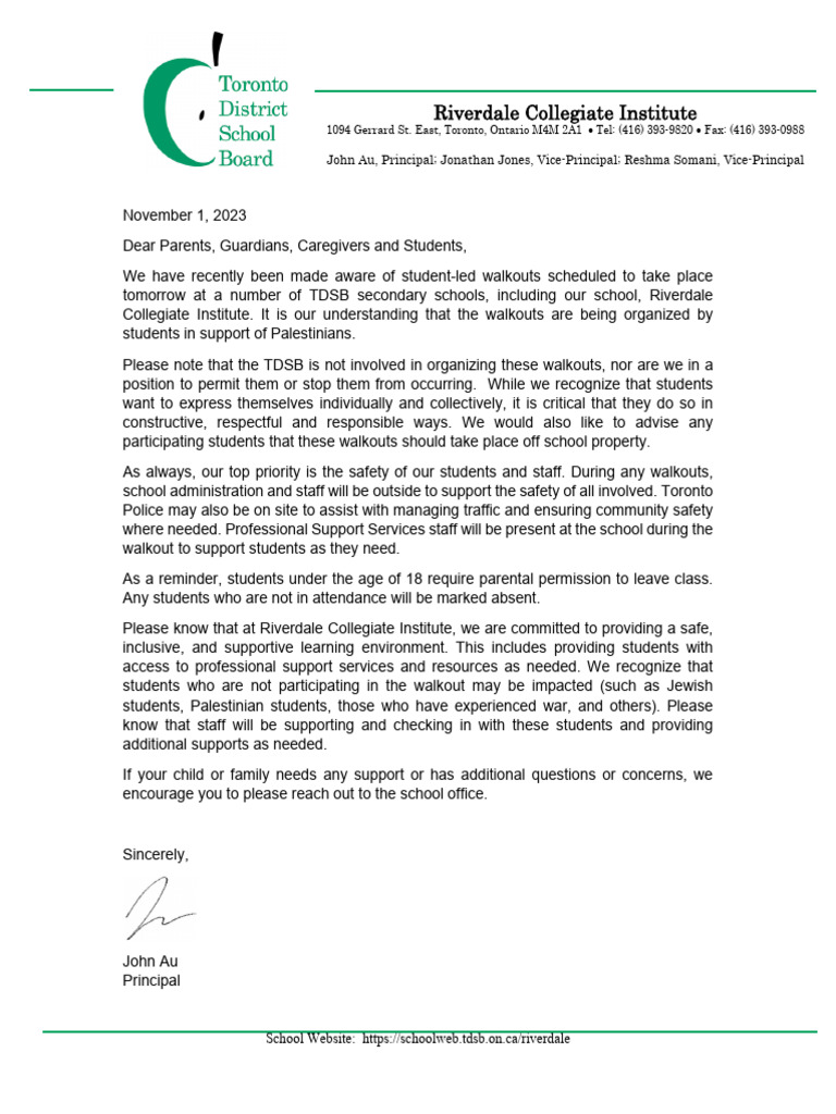 RCI Letter November 1, 2023 Letterhead | PDF