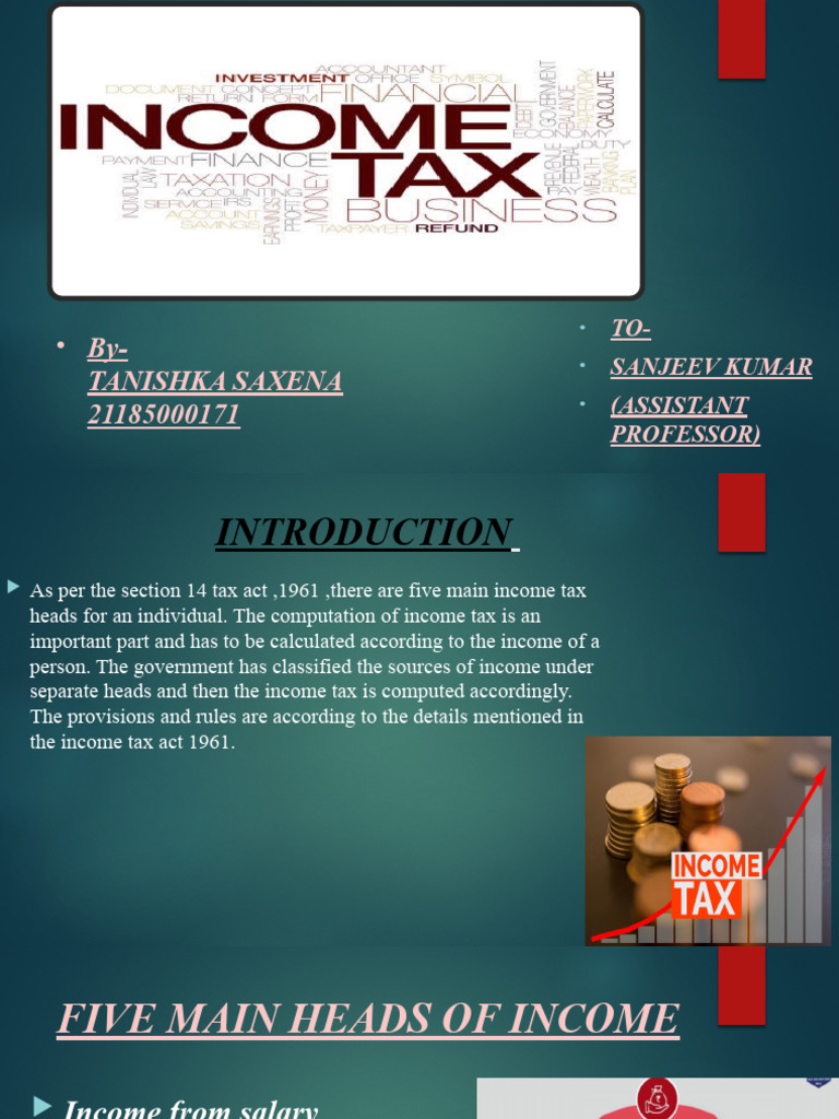 Income Tax - Heads of Income | PDF | Capital Gains Tax | Income Tax