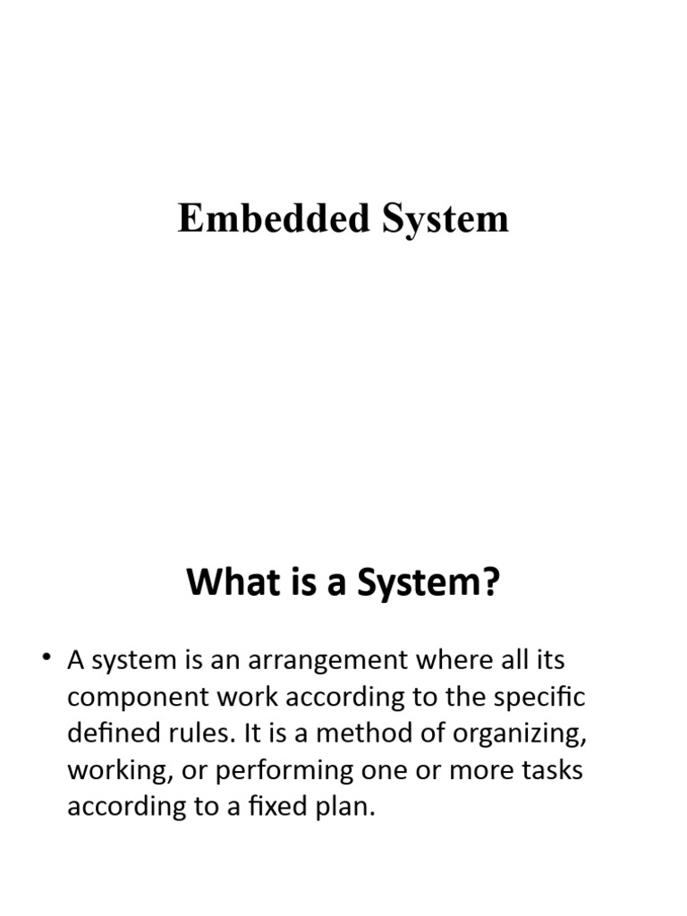 Embedded System | PDF | Embedded System | Computing