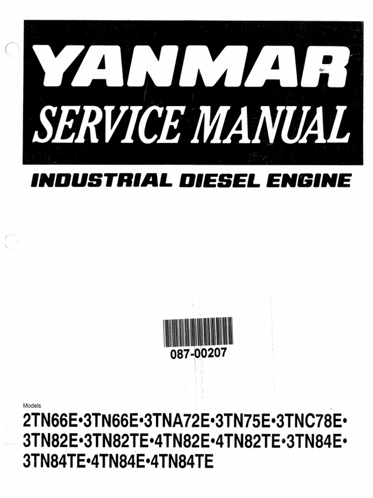 087-00207 Yanmar | PDF