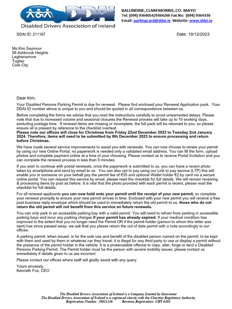 DDAI ID: 211167 Date: 19/12/2023: Ballindine, Claremorris, Co. Mayo ...