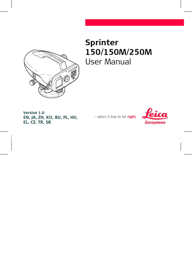 Sprinter 150m User Manual | PDF | Menu (Computing) | Backlight