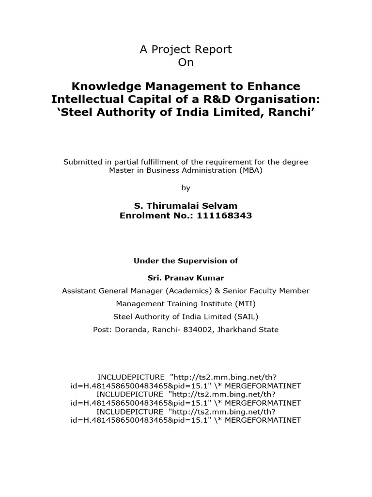 Final Report | PDF | Tacit Knowledge | Knowledge