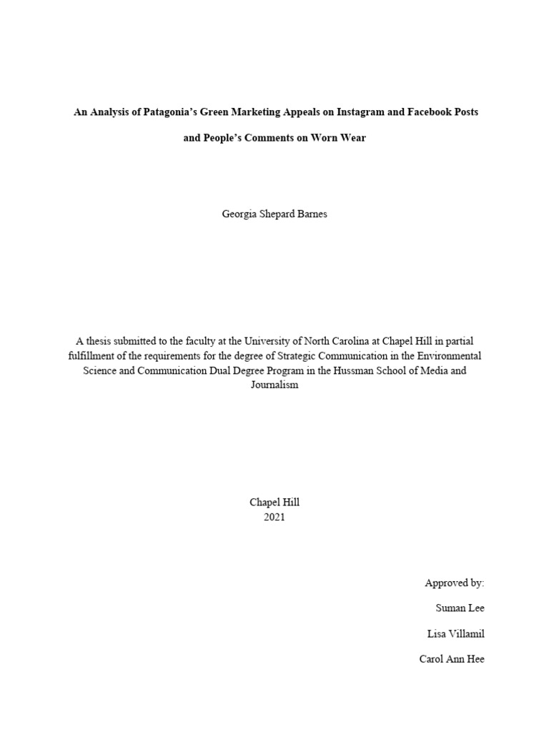 Patagonia's Worn Wear Marketing Analysis | PDF | Social Media | Popular ...