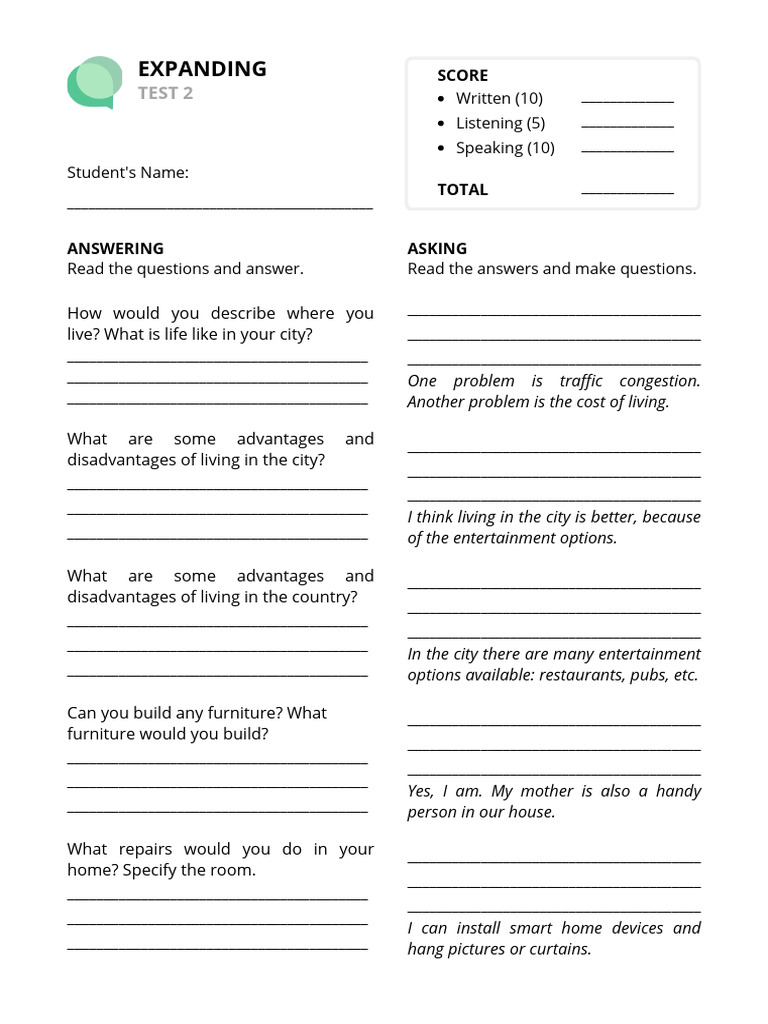 Expanding Test 2 | Download Free PDF | Cost Of Living