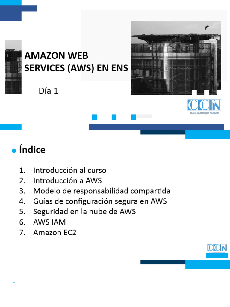 001 IV CURSO STIC – AMAZON WEB SERVICES (AWS) EN ENS Con transcripcion | PDF | Servicios web de ...