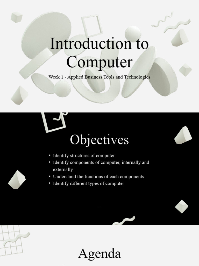 ABTT - Week1 Computer Hardware | PDF | Computer Hardware | Computer Data Storage