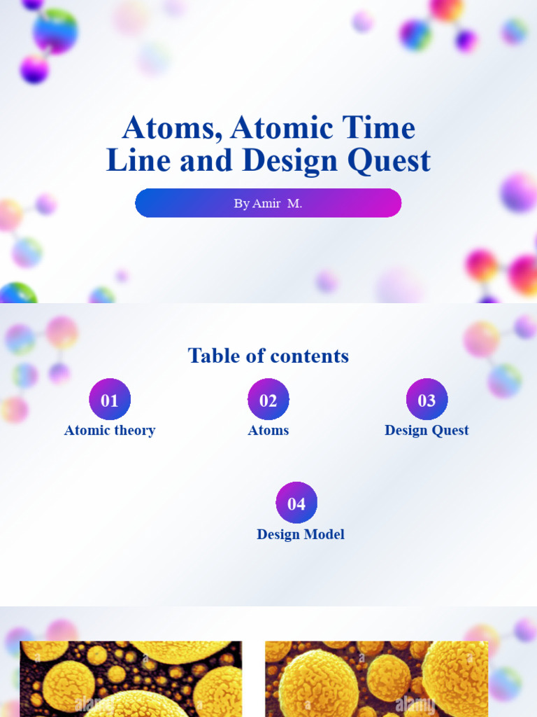 Atomic Models and Timeline Overview | PDF | Science & Mathematics