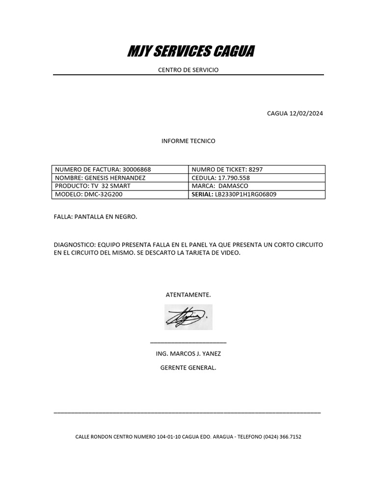 Informe - Genesis Hernandez | PDF