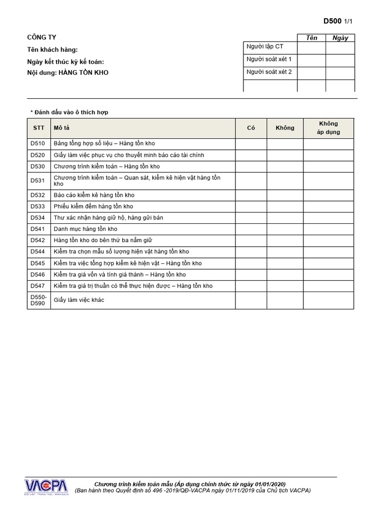 D500 - Chi Muc - HTK | PDF