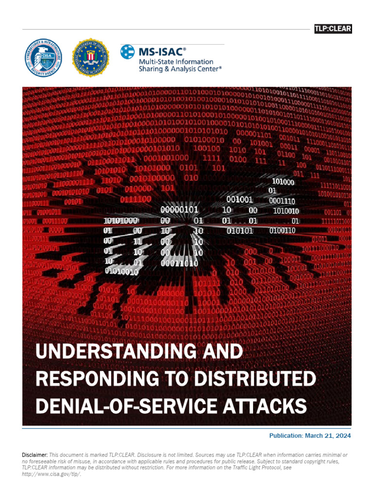 Understanding and Responding To Distributed Denial-of-Service Attacks - 508c | Download Free PDF ...