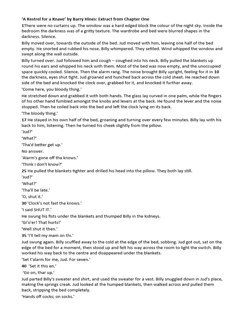 opening_extract_kes | PDF | Bed