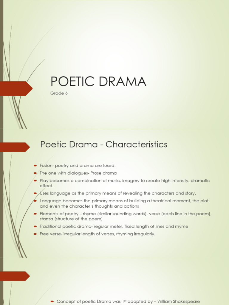 Poetic Drama | PDF | Art