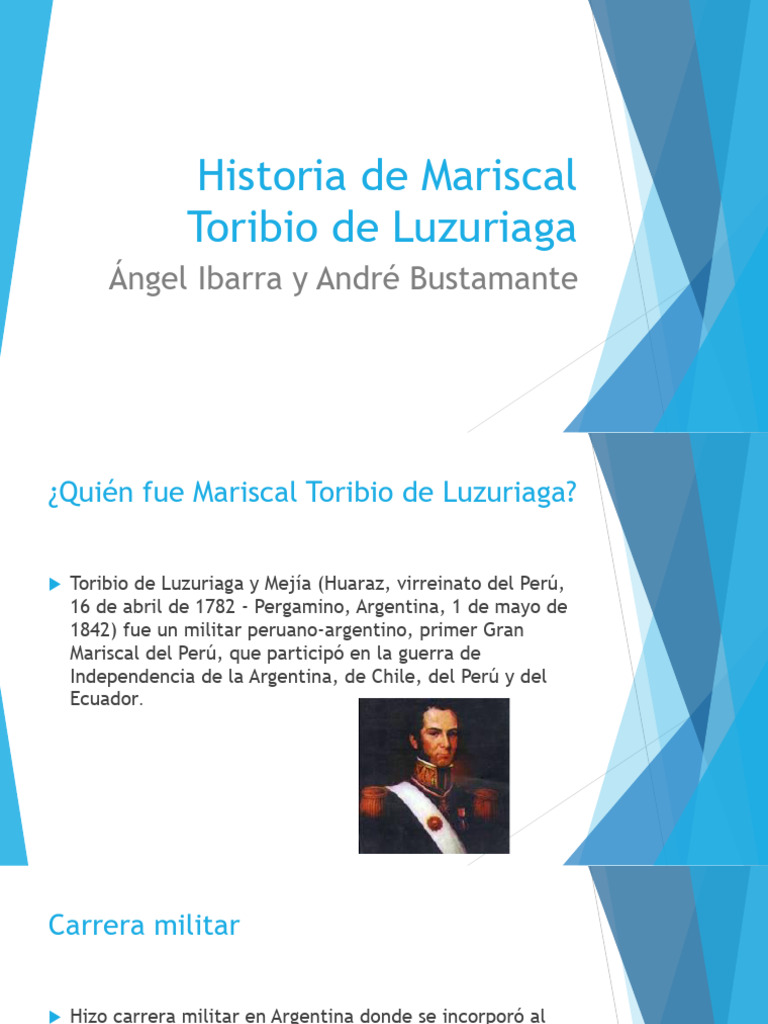Biografía de Toribio de Luzuriaga | PDF | Historia