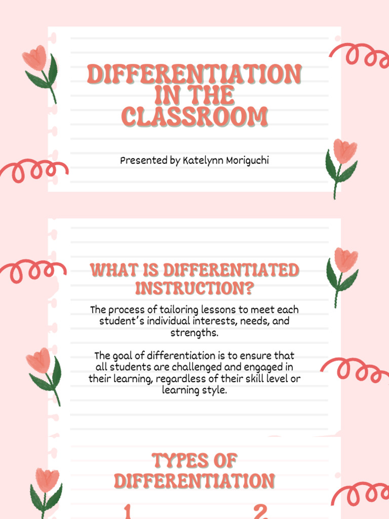 Differentiation in The Classroom 1 1 | PDF | Learning | Learning Styles
