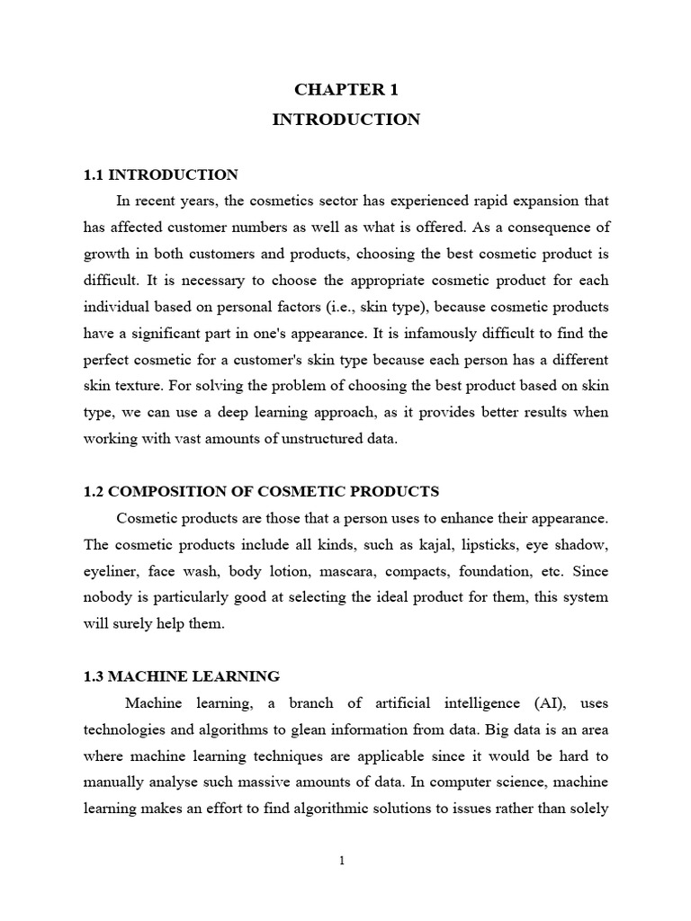 Deep Learning for Cosmetic Selection | PDF | Class (Computer Programming) | Deep Learning