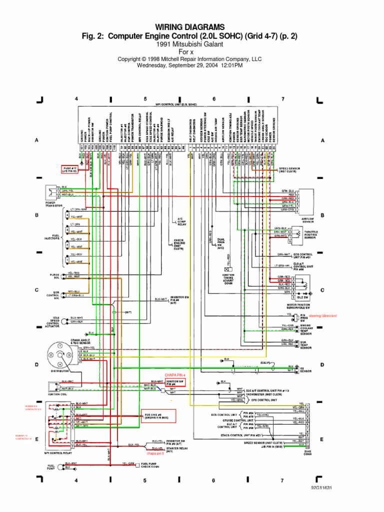 ECU 1991 System Wiring Diagrams | PDF | Engine Technology | Mechanical ...