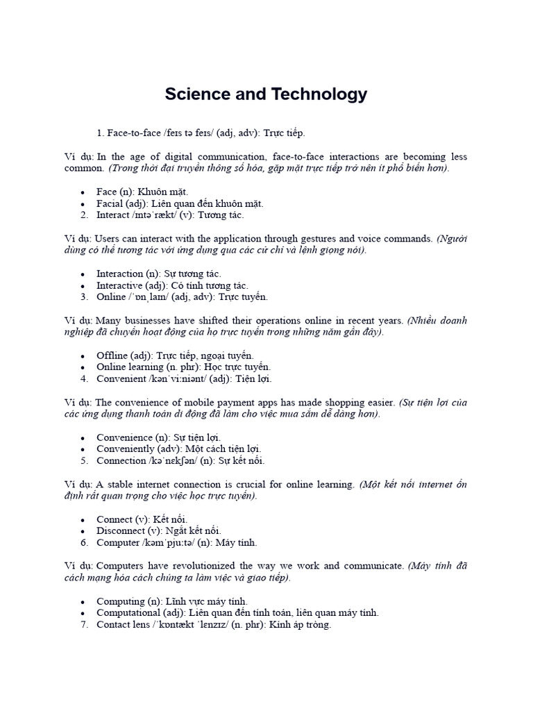 Science and Technology | PDF
