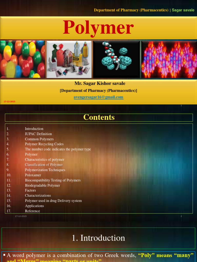 Polymer 151217133029 | PDF | Polymers | Polymerization