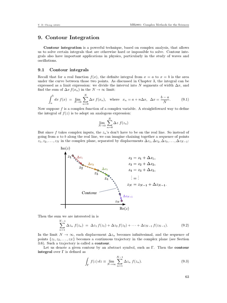 09 Contour Integration | Download Free PDF | Integral | Function (Mathematics)