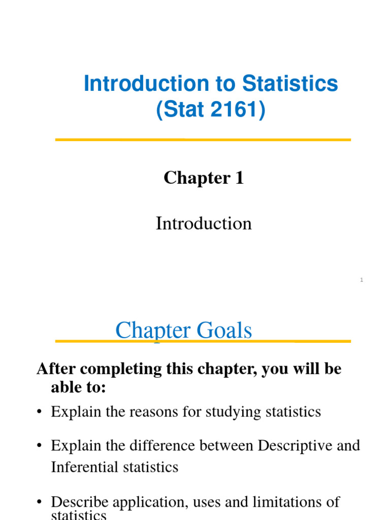 Chap1 and 2 | Download Free PDF | Statistics | Level Of Measurement