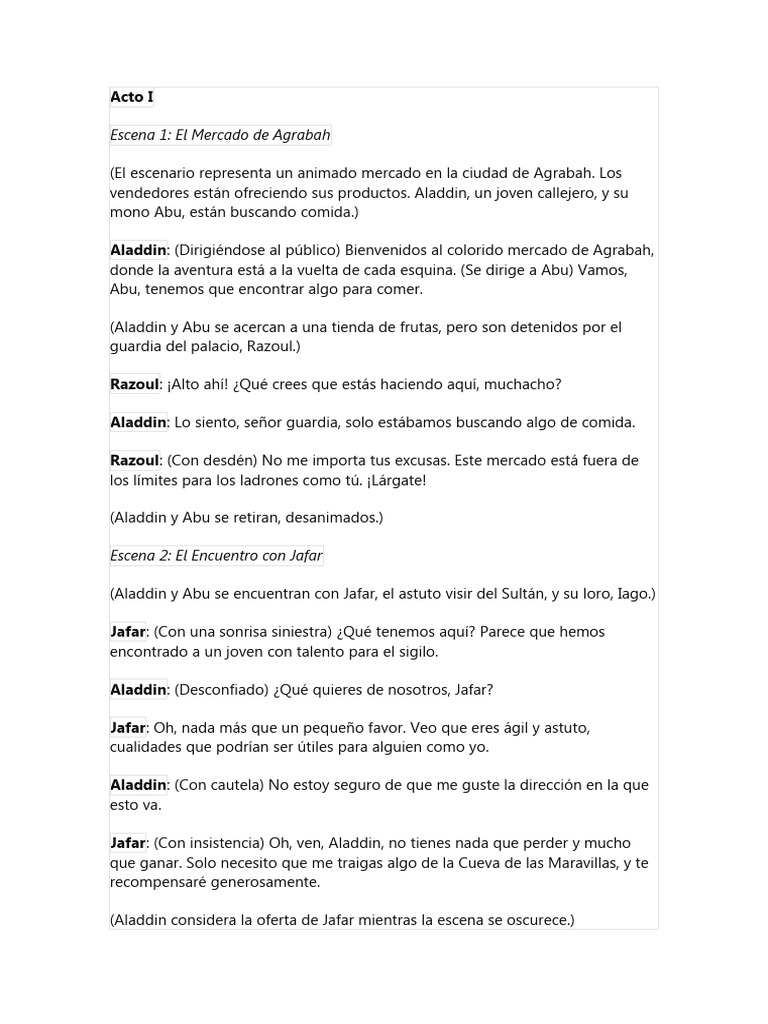 Aladdin | PDF