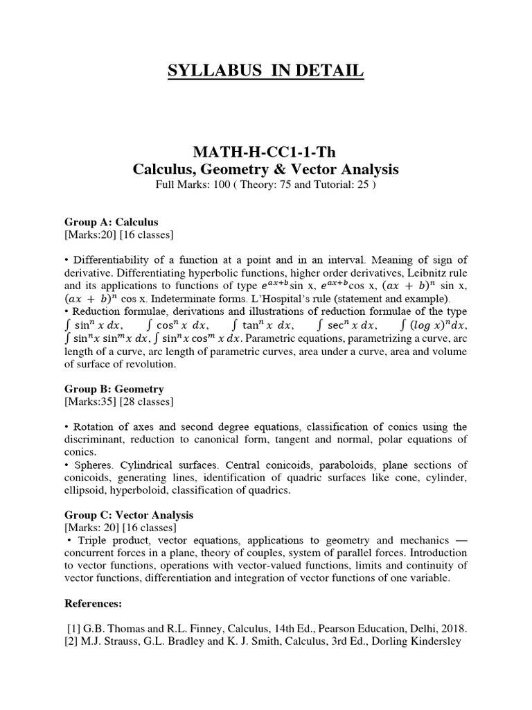 Maths Syllabus - CCF 2023 | PDF | Teaching Methods & Materials