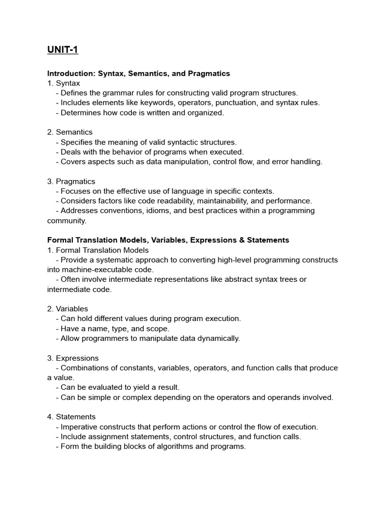 PPL Complete Notes | PDF | Inheritance (Object Oriented Programming ... PPL Complete Notes | PDF | Inheritance (Object Oriented Programming ...