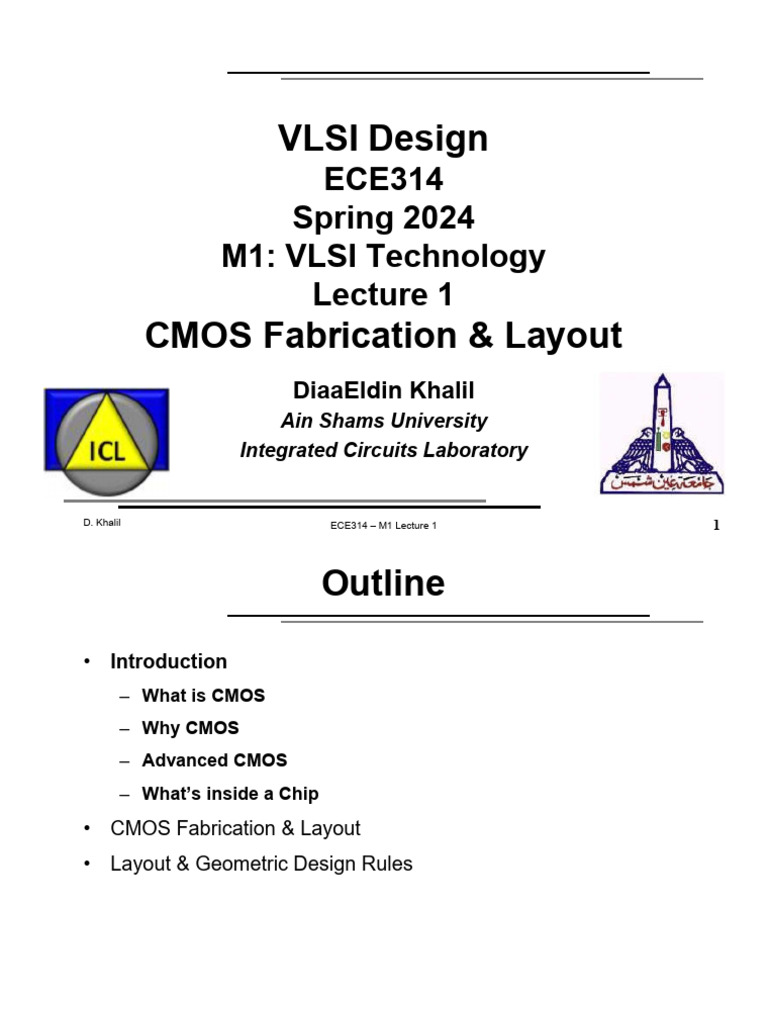 CMOS Fabrication and Layout Overview | PDF | Cmos | Mosfet
