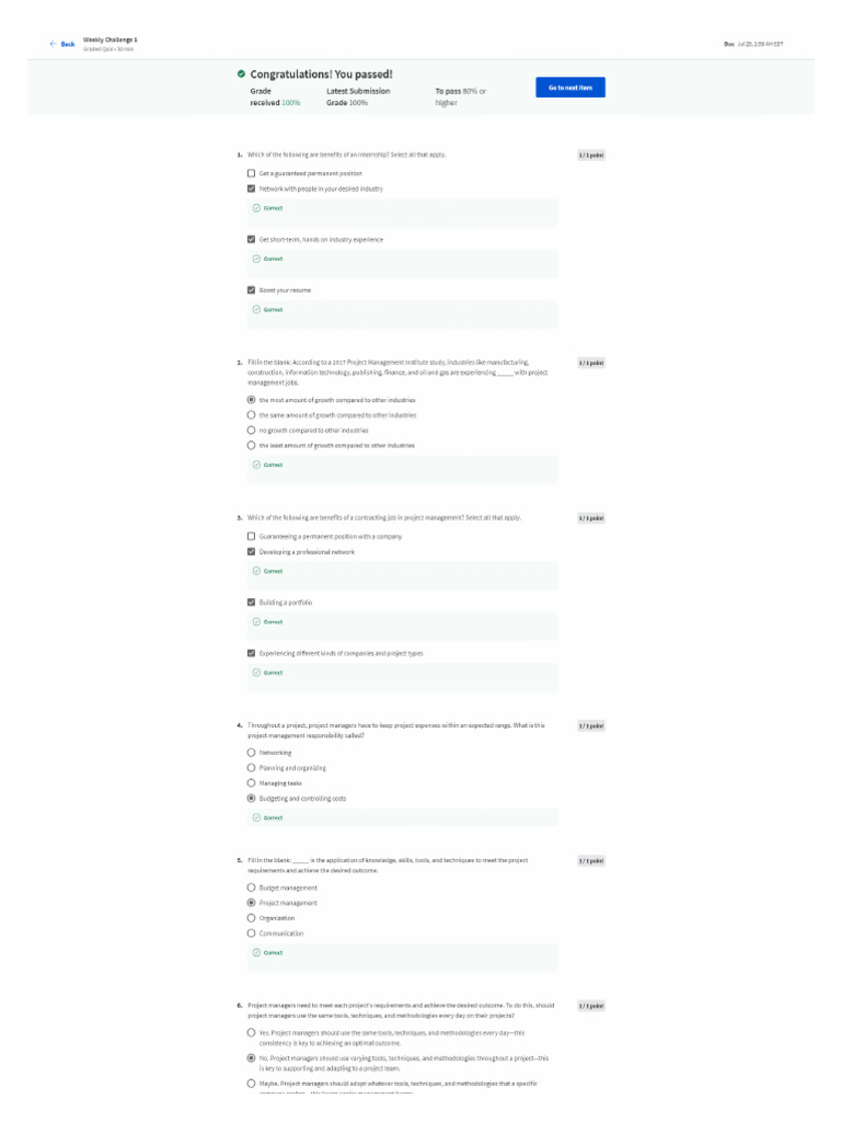 C1W1Q1-Weekly Challenge 1 | PDF