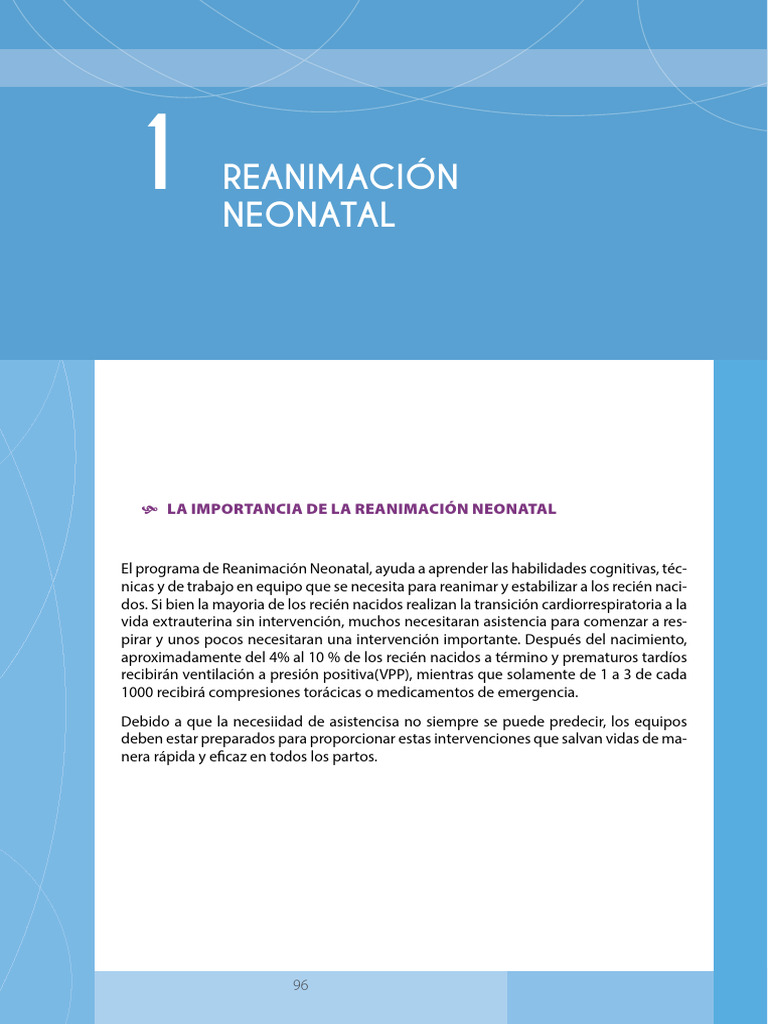 Manual de Atención Neonatal MSP y BS. PDF (Arrastrado) | PDF ...